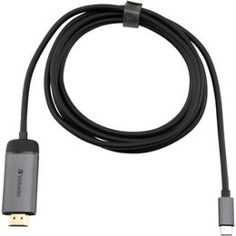 Verbatim USB-C auf HDMI Adapter 4K Kabell&auml;nge 1,5m 49144