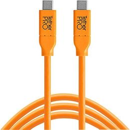 TETHER TOOLS USB-C zu USB-C 4,60m orange