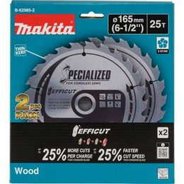 Makita B-62985-2 EFFICUT S&auml;geblatt 165x20x25Z