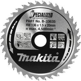 Makita B-33635 SPECIALIZED S&auml;geb.136x20x36Z
