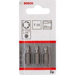 Bosch 3ST Torxschr.Bit T15 XH 25mm