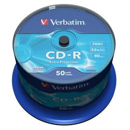 1x50 Verbatim Data Life CD-R 80 52x Speed, ExtraProtection