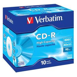 1x10 Verbatim CD-R 90 / 800MB JC 48x Speed, ExtraProtection