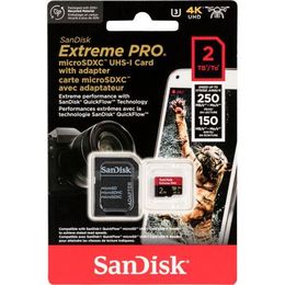 Sandisk microSDXC 2TB Extreme Pro A2 C10 V30 UHS-I U3