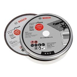 Bosch Trennscheibe gerade f&uuml;r Inox Rapido in Dose 10x125,1mm