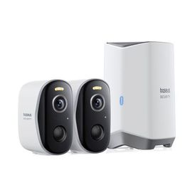 Baseus Security N1 Plus Outdoor Kamera 2K 2-Cam Kit Wei&szlig; EU