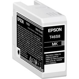 Epson Tintenpatrone matte black T 46S80N 25 ml Ultrachr. Pro 10