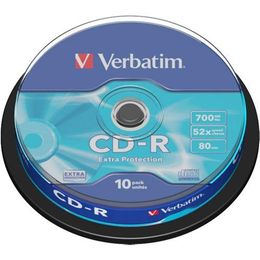 1x10 Verbatim CD-R 80 / 700MB 52x Speed Extra Protection CB