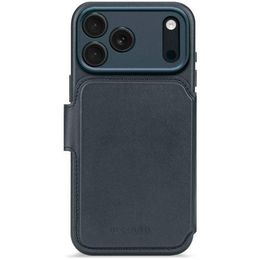 Decoded Leather Detachable Wallet iPhone 17 Pro Navy Shadow