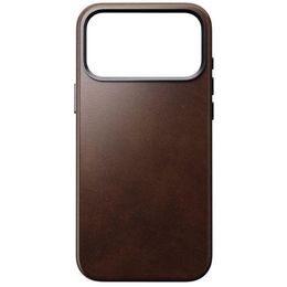 Nomad Traditional Leather Case iPhone 17 Pro Max Rustic Brown H