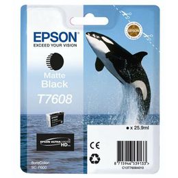Epson Tintenpatrone matte black T 7608N