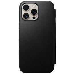 Nomad Modern Leather Folio iPhone 16 Pro Max Black