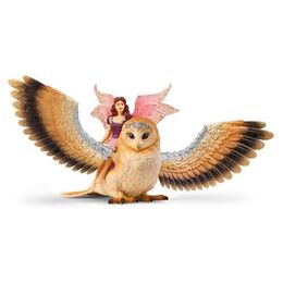Schleich bayala 70789 Elfe auf Glitzer-Eule V2