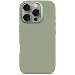 Decoded AntiMicrobial Silicone Backcover iPhone 16 Pro Jade