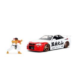 Jada Street Fighter Ryu 1:24 Nissan Skyline GTR 253255071