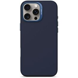 Decoded AntiMicrobial Silicone Backcover iPhone 16 Pro Max Navy