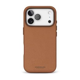 VONM&Auml;HLEN Vonm&auml;hlen Vegan Leather Case iPhone 17 Pro Brown