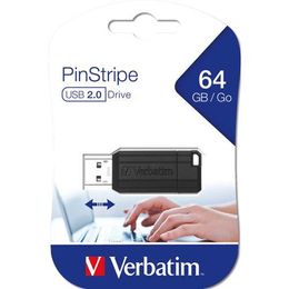 Verbatim Store n Go 64GB Pinstripe USB 2.0 black 49065