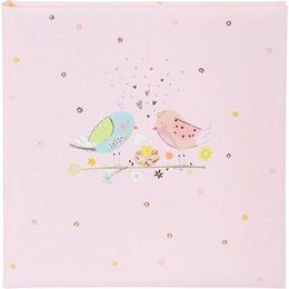 Goldbuch Loving Birds Girl 30x31 60 wei&szlig;e Seiten Babyalbum 15563