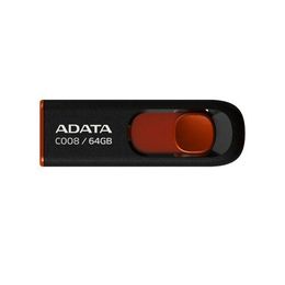 A-DATA ADATA USB 2.0 C008 black 64GB AC008-64G-RKD