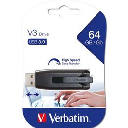 Verbatim Store n Go V3 64GB USB 3.0 grey 49174