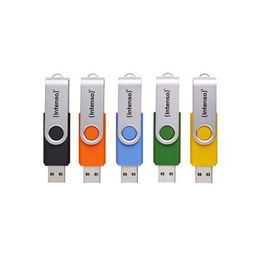 Intenso Office Line 5x 32GB USB Stick 3.2 Multipack x5 bunt
