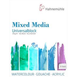 Hahnem&uuml;hle Hahnem&uuml;hle Universalblock 25 Bl. Mixed Media 34x48 cm 310 g