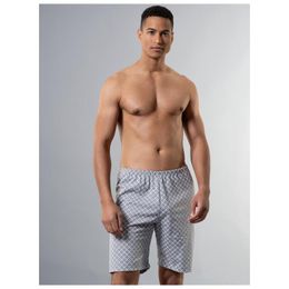TRIGEMA Bermudas »Shorts mit Allover-Print-Muster« cool-grey XL - US-Größen US-Größen XL DELUXE-Single-Jersey