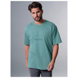 TRIGEMA T-Shirt »Heavy Oversized T-Shirt mit 3D-Motiv« 1 Stk. tlg. seegras S S HEAVY -Single-Jersey