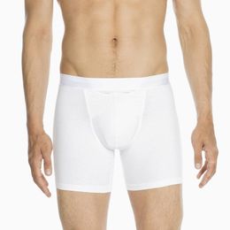 HOM Langer Boxer »HO1« ultraweich, Cotton-Mix, elastisch, längeres Bein white M M Herren-Boxershorts von HOM