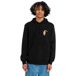 Element Kapuzensweatshirt &raquo;Timber Motel&laquo; Flint Black XS XS Umweltfreundliches Material: Geb&uuml;rsteter...