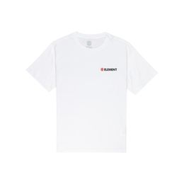 Element T-Shirt »Blazin« Optic White S S Stoff: Baumwoll-Jersey-Stoff [160 g/m2]
