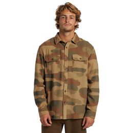Quiksilver Langarmhemd &raquo;Venture&laquo; Spray Camo Classic Overshirt XXL - US-Gr&ouml;&szlig;en US-Gr&ouml;&szlig;en XXL Material: Baumwollkord [170 g/m2]