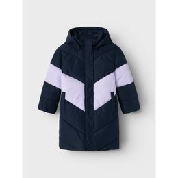 name it Steppjacke »NKFMEGAN PUFFER JACKET LONG« mit Kapuze Dark Sapphire 158 158 Steppjacke von name it für Mädchen