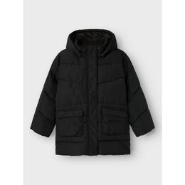 name it Steppjacke »NKFMEDOW03 JACKET LONG FO NOOS« mit Kapuze Black 158 158 Jacke von name it für Mädchen