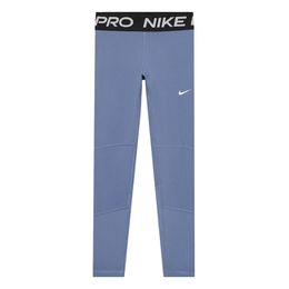 Nike Sporthose 'Pro' M&auml;dchen Gr&ouml;&szlig;e 128/138 royalblau / schwarz / wei&szlig;