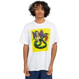 Element T-Shirt »Hirotton Snake« Optic White XS XS Umweltfreundliches Material: Jersey-Stoff...