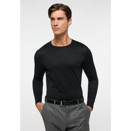 Eterna Langarmshirt &raquo;REGULAR FIT&laquo; schwarz M M Rundhals