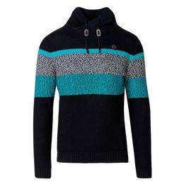 KOROSHI Pullover Herren Gr&ouml;&szlig;e S t&uuml;rkis / grau / schwarz