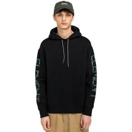 Element Kapuzensweatshirt &raquo;Hirotton Leopard&laquo; Flint Black L L Umweltfreundliches Material: Mischgewebe...
