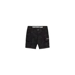 Alpha Industries Shorts »Crew Short Camo« black camo 29 - Normalgrößen Normalgrößen 29 Cotton Twill Stoff
