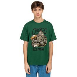 Element T-Shirt »Hairy Dog« Dark Green S S Textil Stoff:...