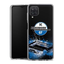 DeinDesign Galaxy A12 Handy Silikon H&uuml;lle Case transparent Handyh&uuml;lle Sc Paderborn 07 Stadium Official Licensed Product Silikon Case