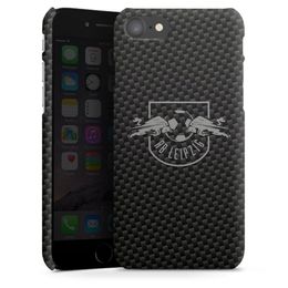 DeinDesign iPhone SE (2020) Handy Premium Case Smartphone Handyh&uuml;lle Schutzh&uuml;lle matt Rb Leipzig Carbon Metallic Look Premium Case
