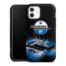 DeinDesign iPhone 12 mini Handy Panzer Handyh&uuml;lle robuste Outdoor H&uuml;lle Schutzh&uuml;lle matt Official Licensed Product Stadium Sc Paderborn 07 Tough Case
