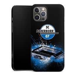 DeinDesign iPhone 12 Pro Max Handy Premium Case Smartphone Handyh&uuml;lle Schutzh&uuml;lle matt Official Licensed Product Stadium Sc Paderborn 07 Premium Case