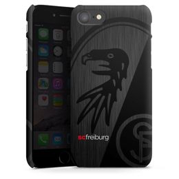 DeinDesign iPhone SE (2020) Handy Premium Case Smartphone Handyh&uuml;lle Schutzh&uuml;lle matt Metallic Look Sc Freiburg Official Licensed Product Premium Case