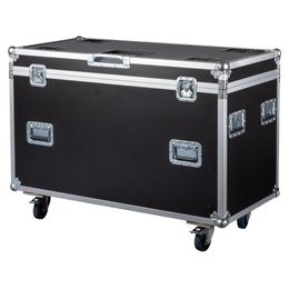Showtec Case f&uuml;r 2x Showtec Goliath - Penn Elcom-Hardware und Lenkrollen mit Bremse