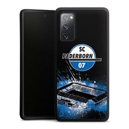 DeinDesign Galaxy S20 FE Handy Premium Silikon H&uuml;lle Handyh&uuml;lle schwarz Case Sc Paderborn 07 Stadium Official Licensed Product Silikon Premium Case
