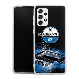 DeinDesign Galaxy A33 5G Handy Silikon H&uuml;lle Case transparent Handyh&uuml;lle Sc Paderborn 07 Stadium Official Licensed Product Silikon Case